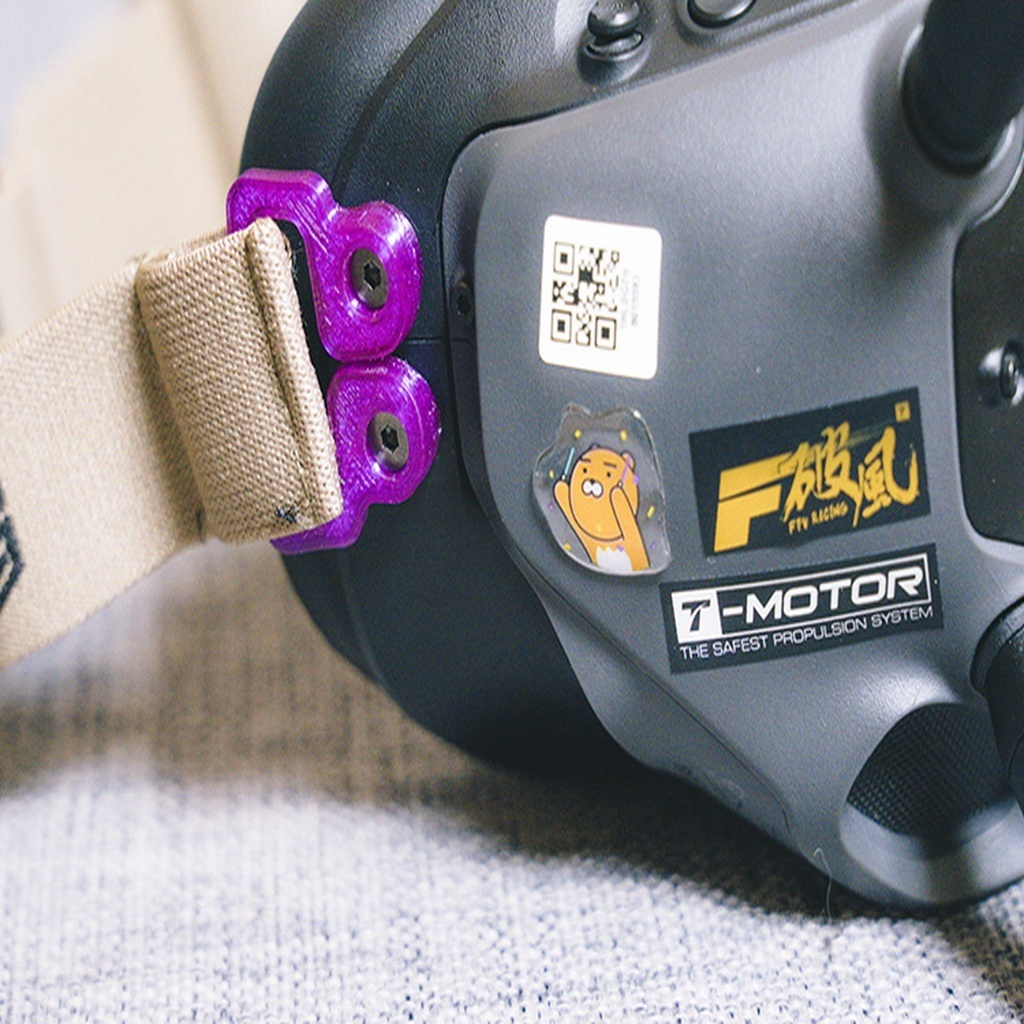 Fichier 3D gratuit DJI FPV Goggle Strap Ring Braket・Modèle pour ...