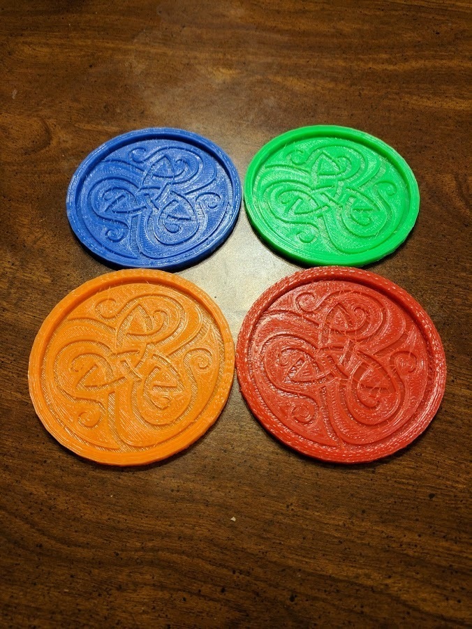 Free 3D file Celtic Coaster・3D printing idea to download・Cults