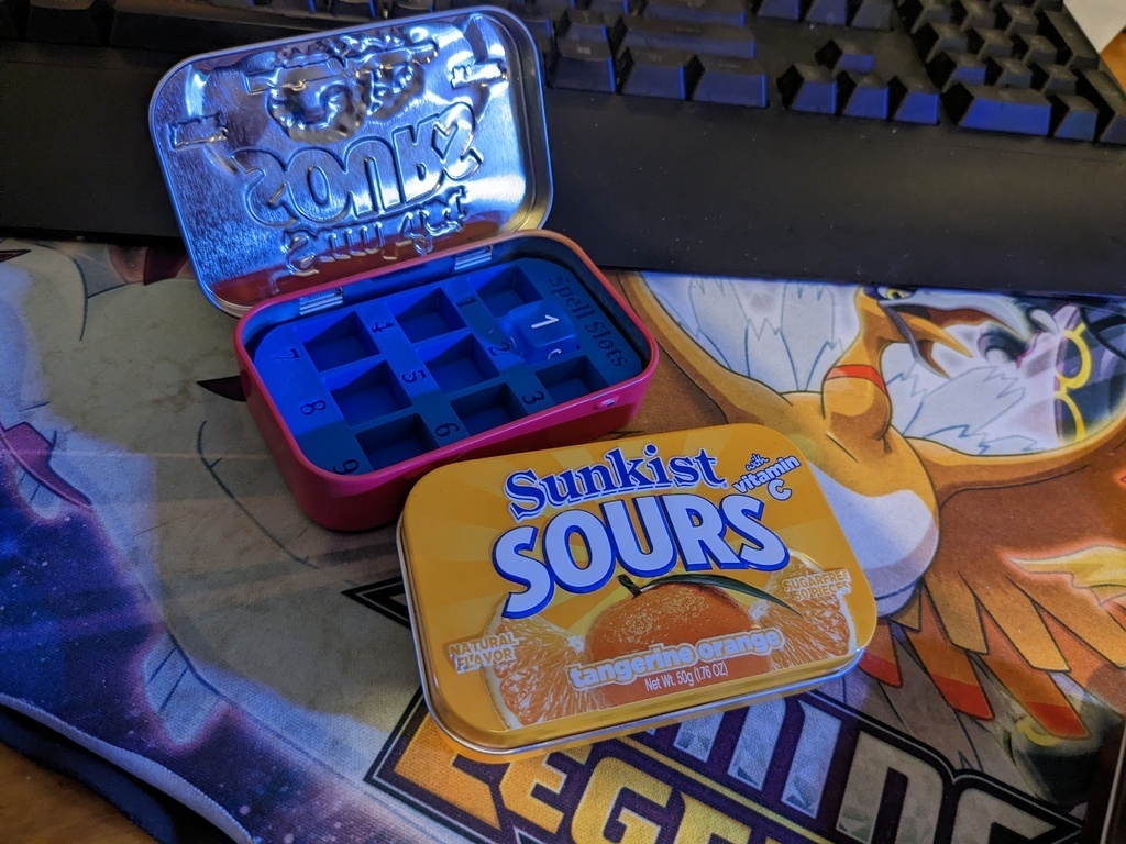 Free 3D file Spell Slot Tracker - Mint Tin Insert・3D printable design ...