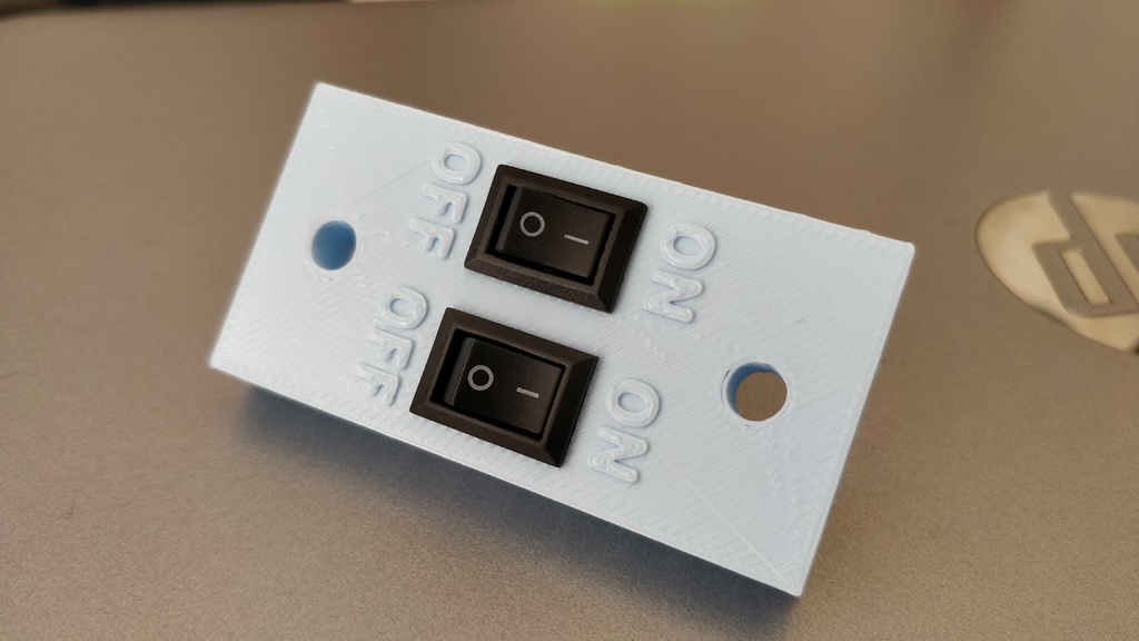 Free 3D file Kossel Delta Mini ON OFF Panel 🔧・3D printing template to ...