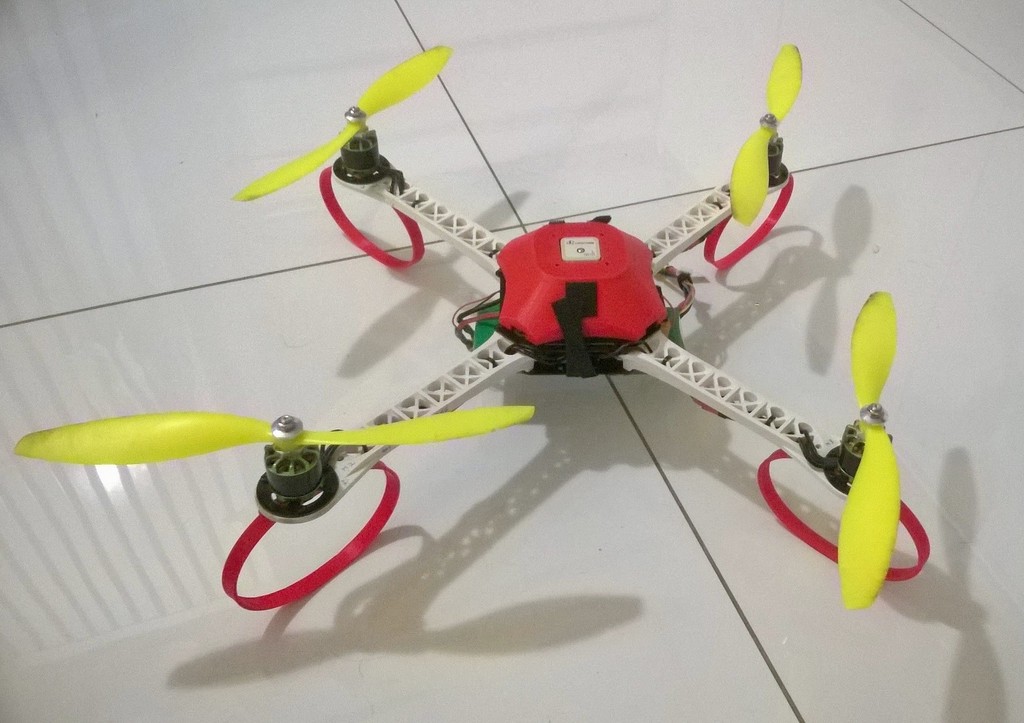 Free 3D file SK450 quadcopter shock absorbing legs・3D printing model to ...