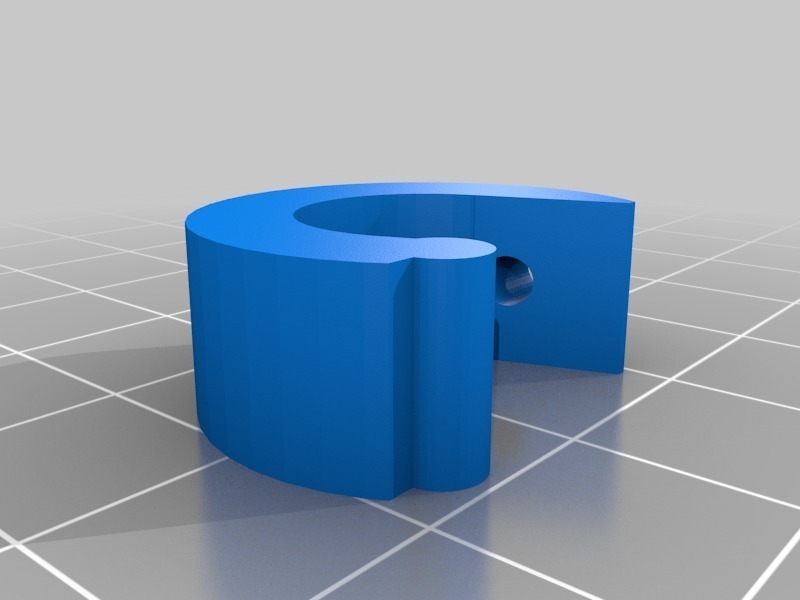 Free 3D file Slip-on collar for 1/2'' post・3D printing template to ...