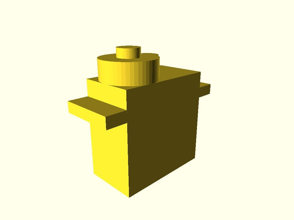 Free 3D file OpenScad model of servo 9g・3D printable object to download ...