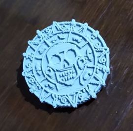 Free 3D file Pirates of the Caribbean Aztec Coin 🏴‍☠️・3D printable ...