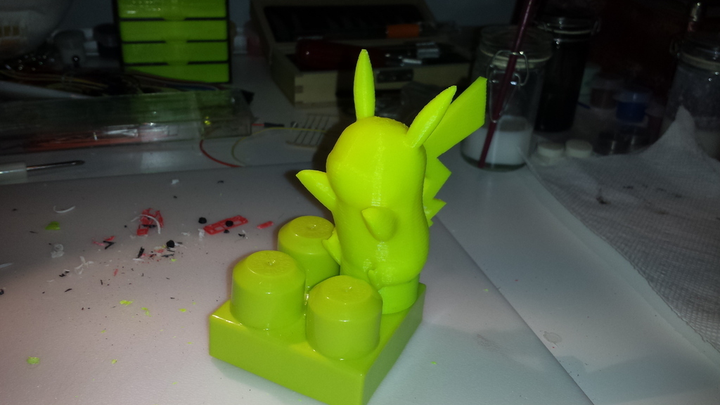 Free 3d File Blok Pikachu・3d Printing Model To Download・cults