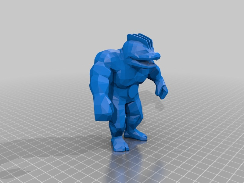 Free 3D file 067_Machoke・3D printer design to download・Cults