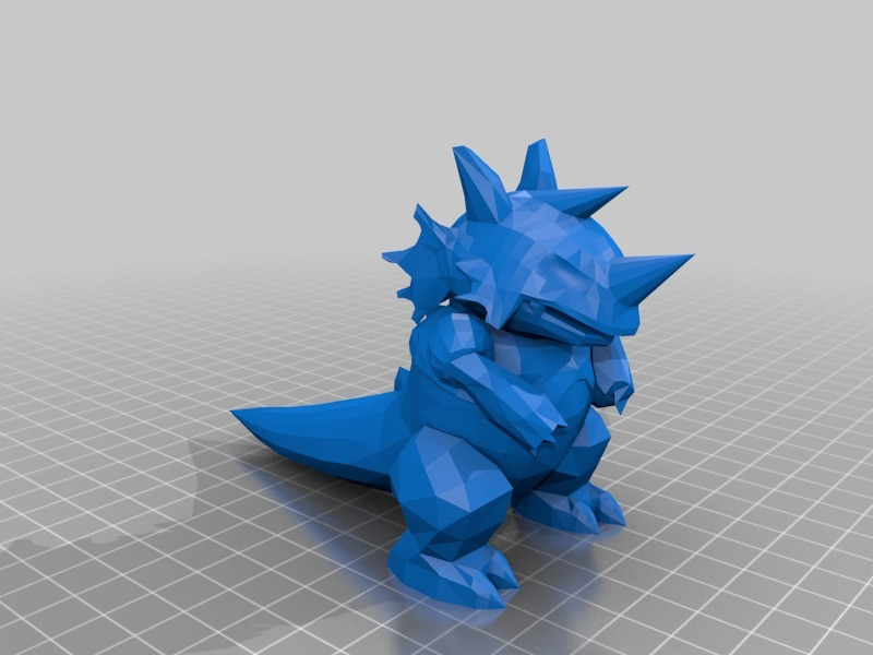 Free 3D file 112_Rhydon・3D printer model to download・Cults
