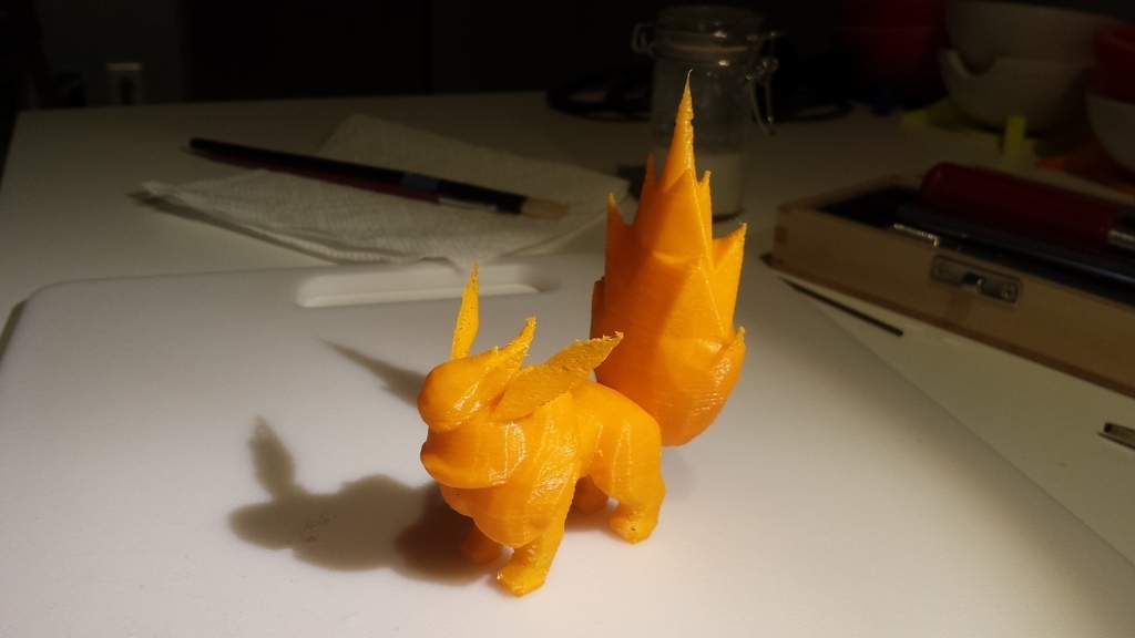Free 3D file 136_Flareon・3D print model to download・Cults
