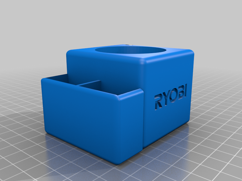 Free 3D file Wall mount for Ryobi electric screwdriver ⚡・3D printable ...