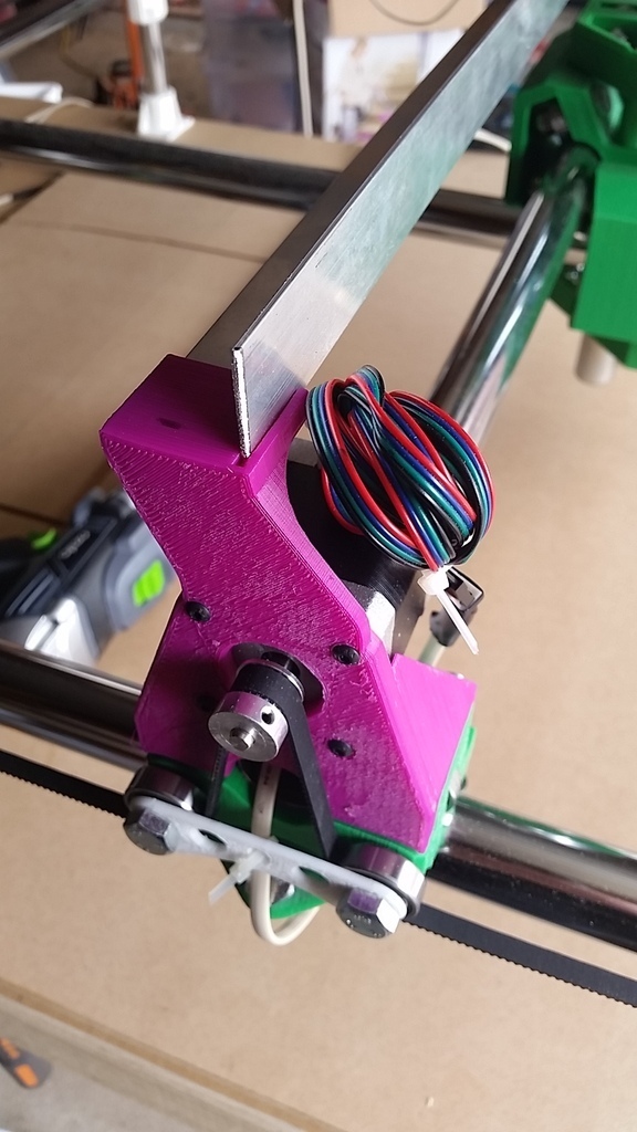 Free 3D file MPCNC F motor mount merged with Braquets・Template to ...