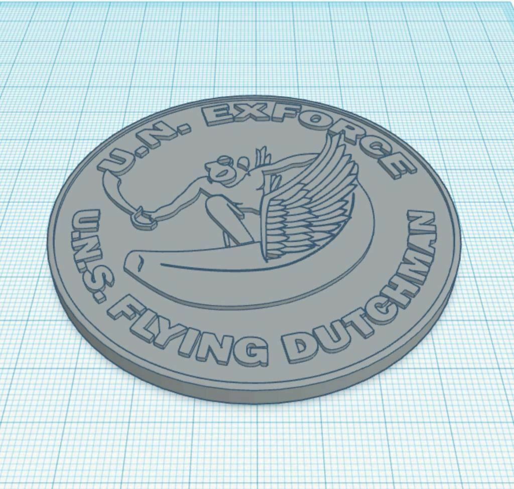 Free 3D file UNS Flying Dutchman Challenge Coin・3D printer model to ...