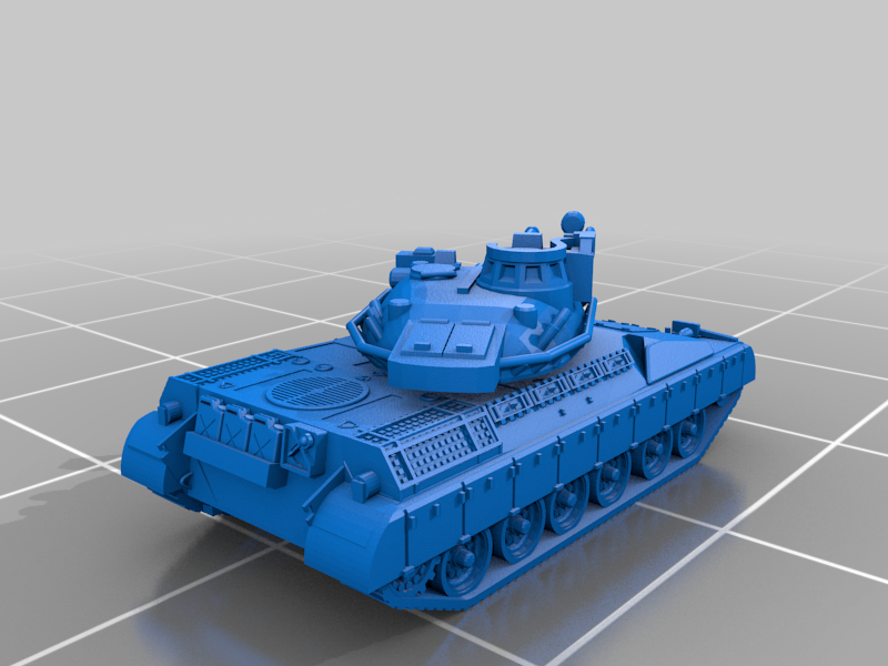Free 3D file AMX-30 b 1/100-1/285・3D printer design to download・Cults