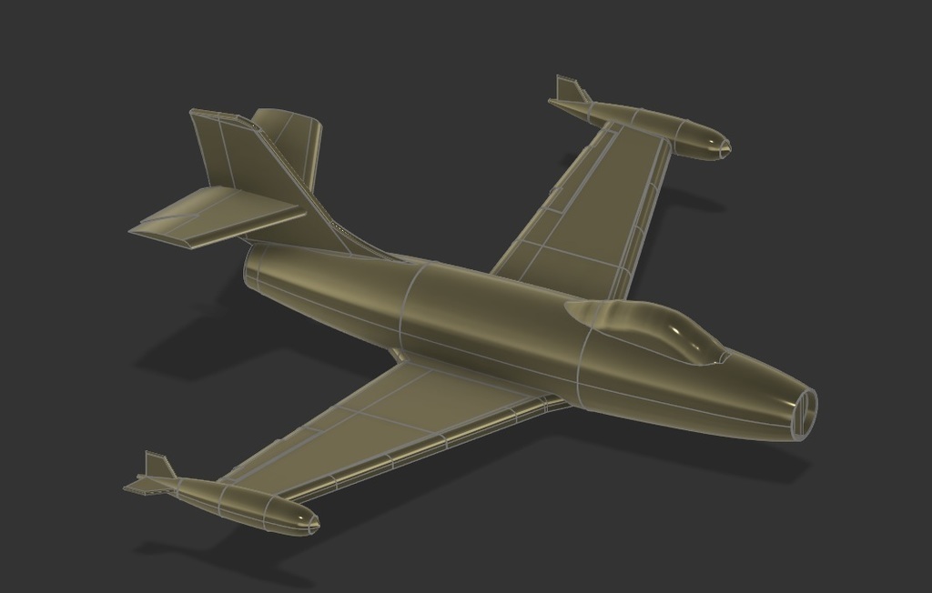 Free 3D file Dassault Ouragan・3D print design to download・Cults