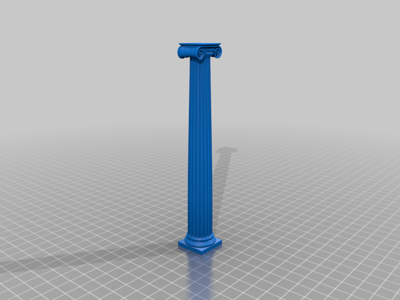 Free 3D file Ionic Column・Object to download and to 3D print・Cults