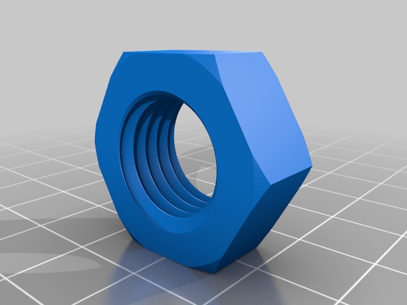 Free 3D file M16x30mm Nut and Bolt・Object to download and to 3D print・Cults