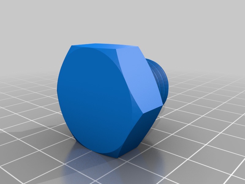 Free 3D file M16x30mm Nut and Bolt・Object to download and to 3D print・Cults