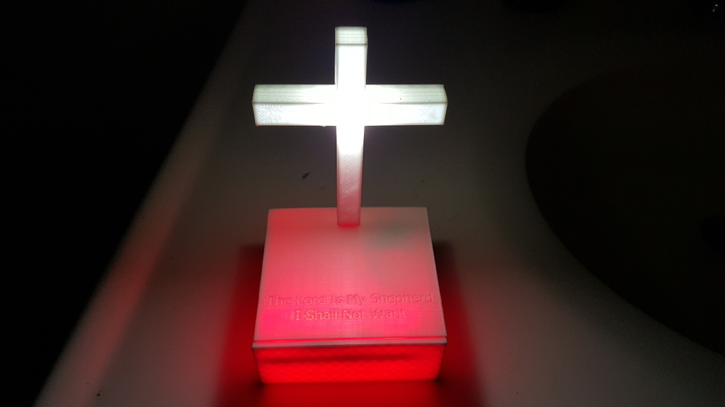 Free 3D file Cross Night Light・3D print design to download・Cults
