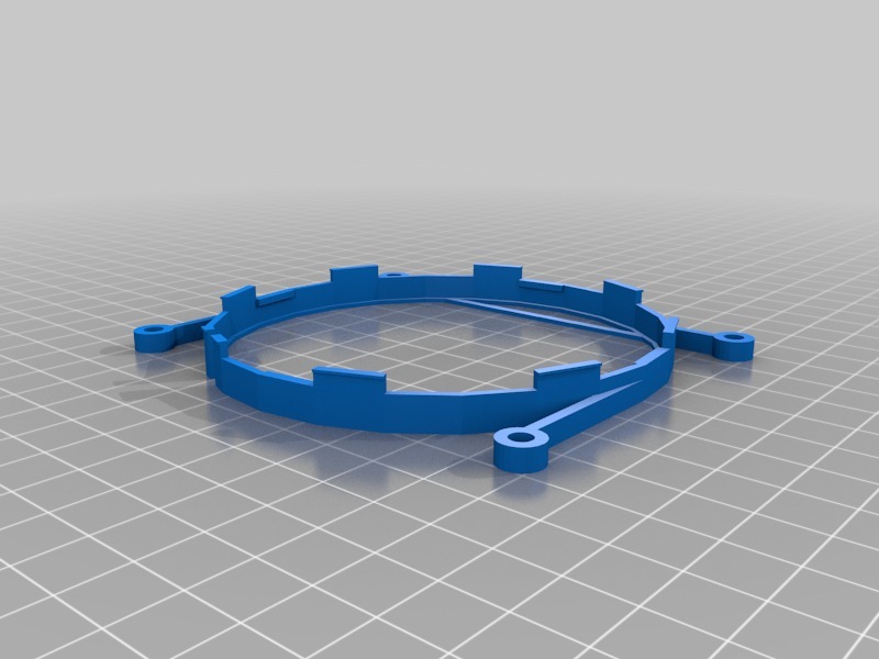 Free 3D file Simple fan mount GT2560 for intel stock fan・3D printing ...