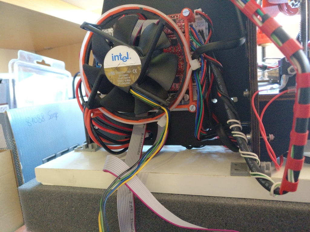 Free 3D file Simple fan mount GT2560 for intel stock fan・3D printing ...