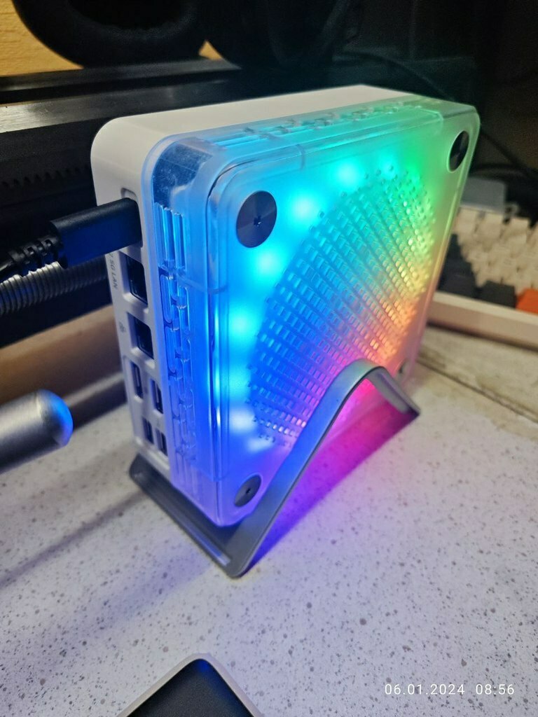 Free 3D file Mini PC case tian bei Aoo Star GOD with 120mm back cooler ...