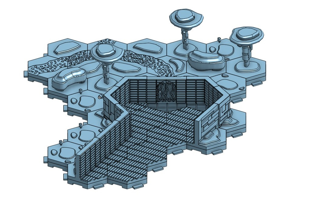 Archivo 3D gratis Constructor de mapas de mazmorras 🦸・Diseño de ...