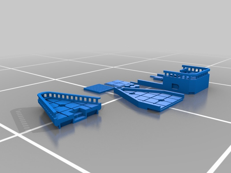 Free 3D file Modular 28mm Scale Ships・3D printer model to download・Cults