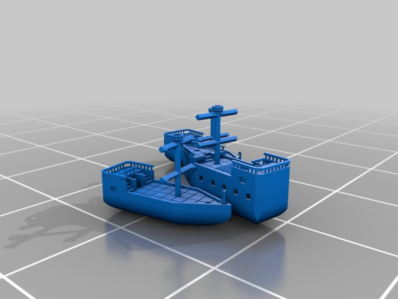 Free 3D file Modular 28mm Scale Ships・3D printer model to download・Cults