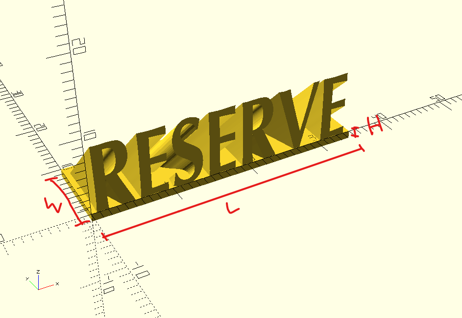 Free 3D file Table Sign Customzable・3D printable model to download・Cults