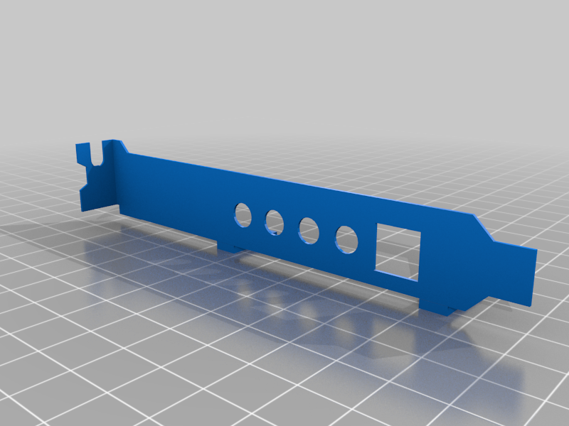 Free 3D file Asus Xonar DGX PCIE Bracket 🖥️・3D print design to download ...