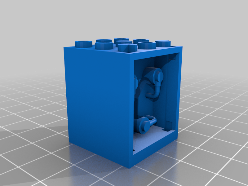 Free 3D file Lego flux capacitor for #10300・3D print design to download ...