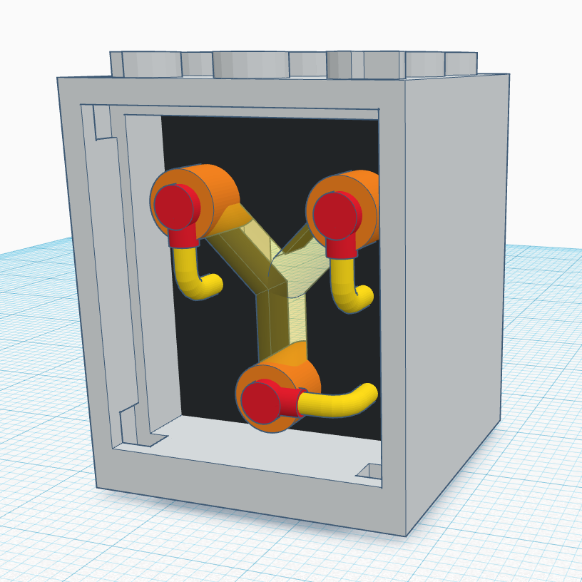 Free 3D file Lego flux capacitor for #10300・3D print design to download ...