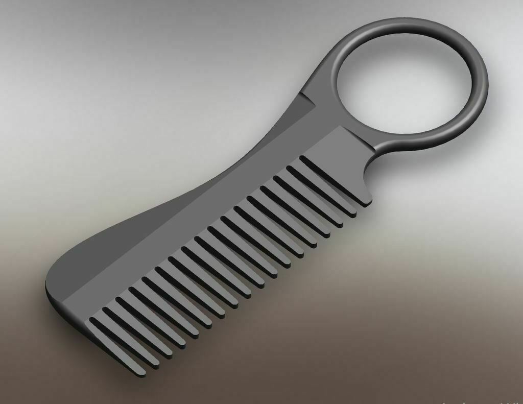 Free 3D file Mustache Comb 🧔・3D printer model to download・Cults