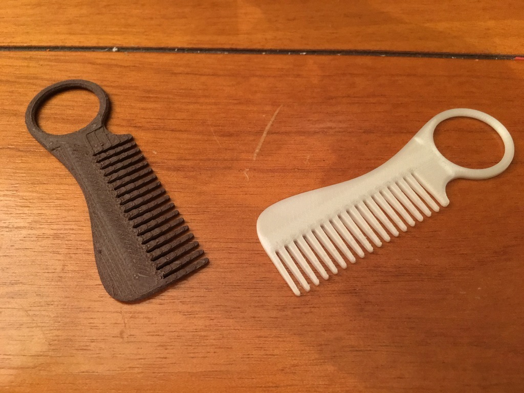 Free 3D file Mustache Comb 🧔・3D printer model to download・Cults