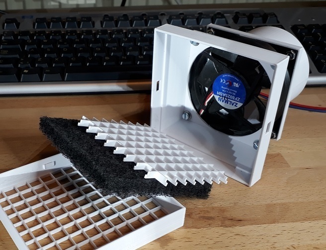 Free 3D file Solder smoke fan・3D printing model to download・Cults