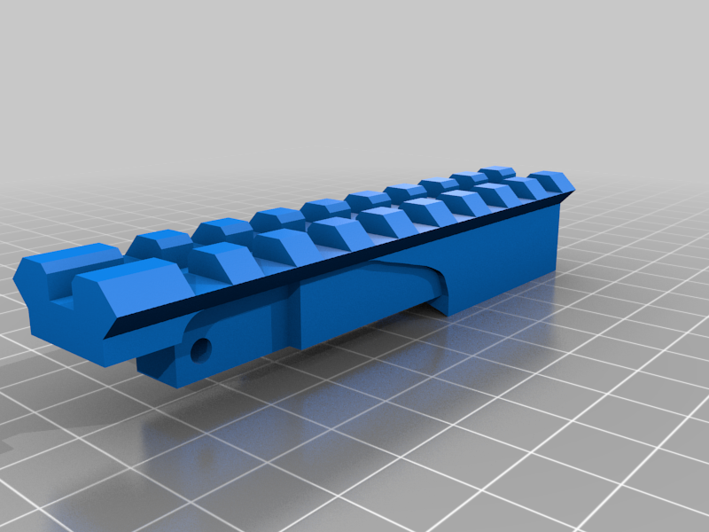 Free 3D file Scope rail for G&G RK47・3D printing idea to download・Cults