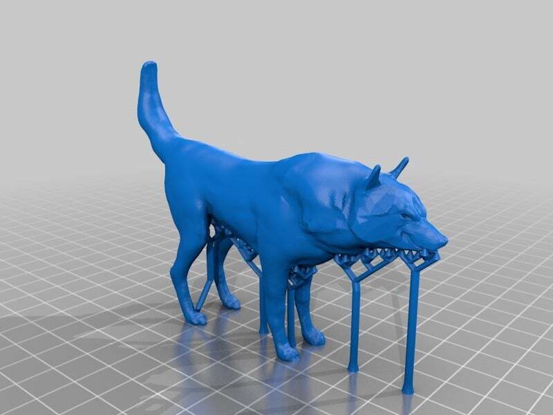 Free STL file Red Wolf Fixed・3D printer model to download・Cults