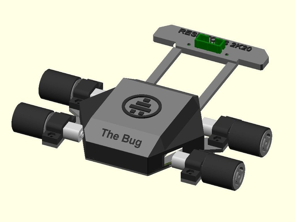 Free 3d File The Bug Parametric Openscad Robot Design 🐛・3d Printing Idea To Download・cults