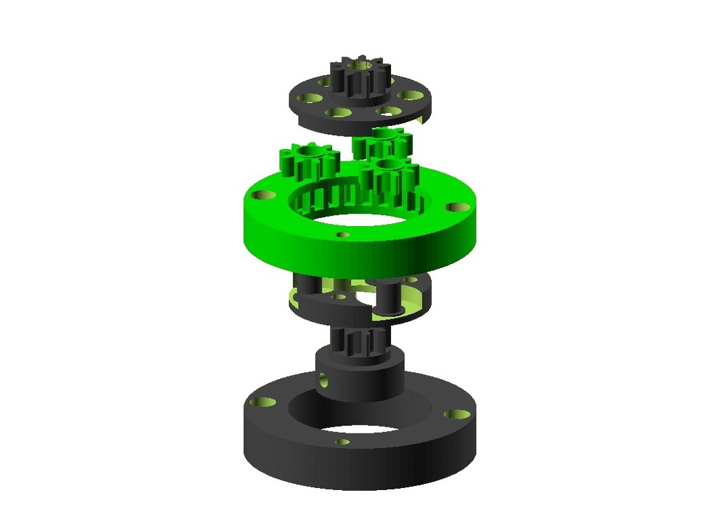 Free 3D file Parametric Planetary Gearbox - Openscad 🧞‍♂️・3D printable ...
