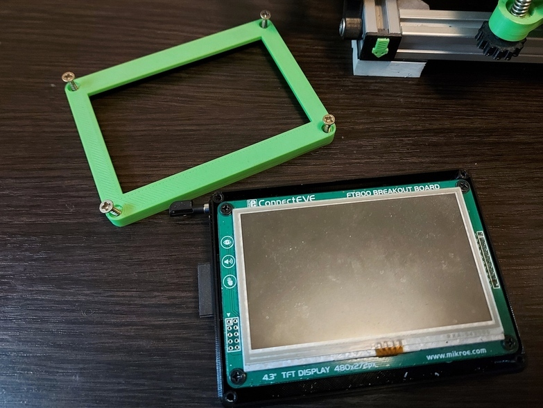 Free 3D file Casing for 3D printer display with ConnectEVE (FTDI EVE ...