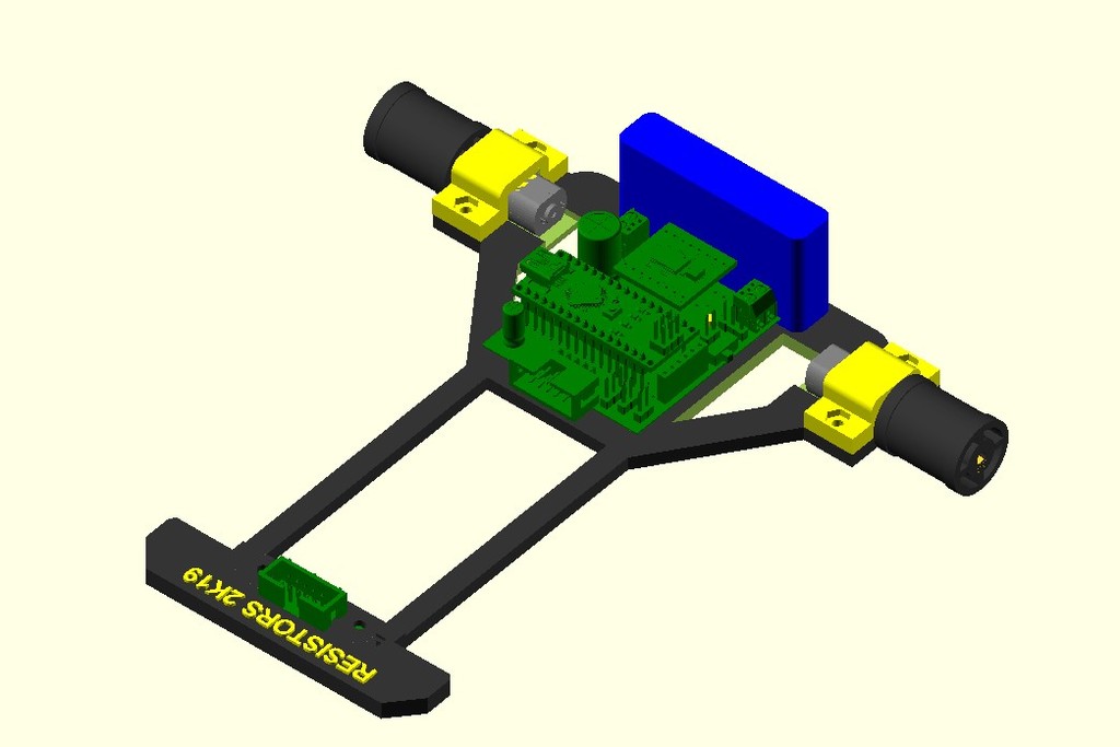 Free 3D file Line Follower・Template to download and 3D print・Cults