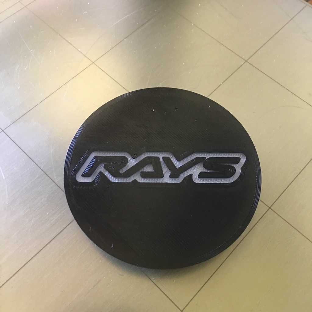 Free 3D file Rays Gram Lights Center Cap Wheels Japan Car Automotive 🧢 ...