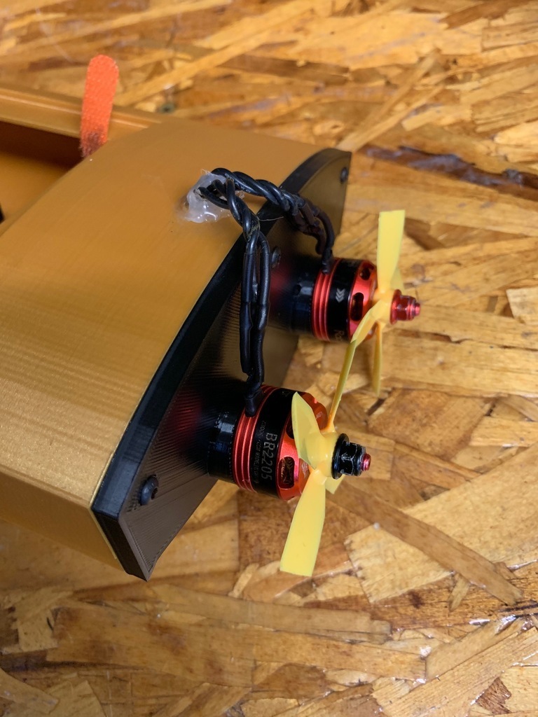 Free 3D file Back Plate for super simple RC Boat 🔙・3D printing design ...