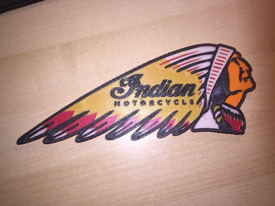 Free 3D file Indian Motorcycles (multicolor layered)・3D printing ...