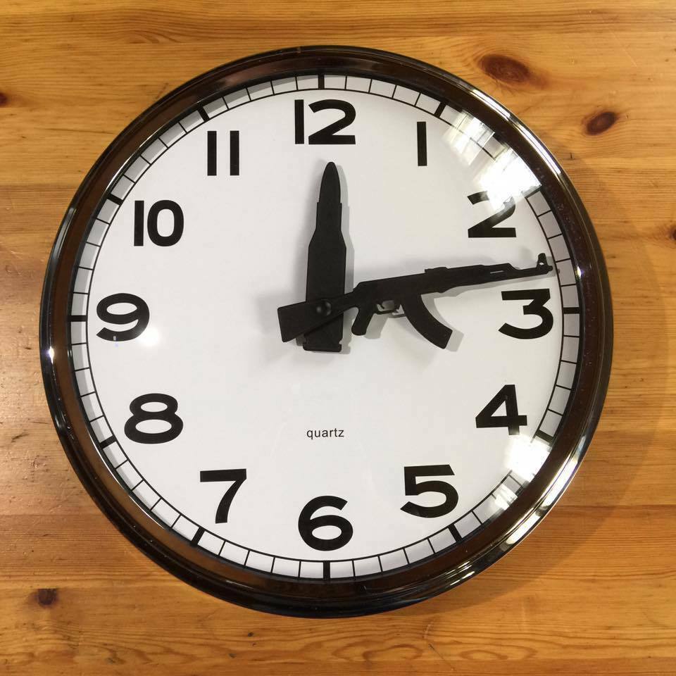 Free 3D file Ak47 & 7.62x39 ammo Ikea "Pugg" clock conversion・3D print ...