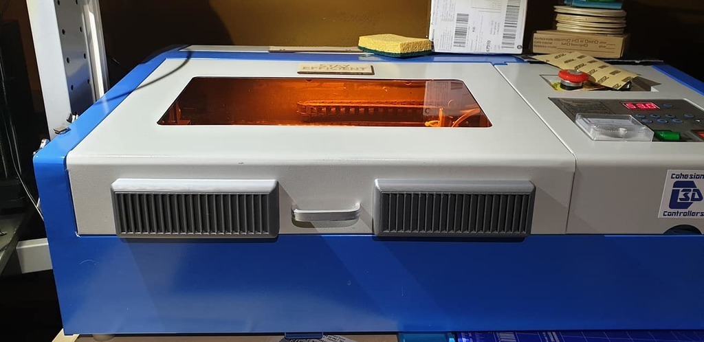 Free 3D file K40 wide air intake with radiation trap・3D print design to ...