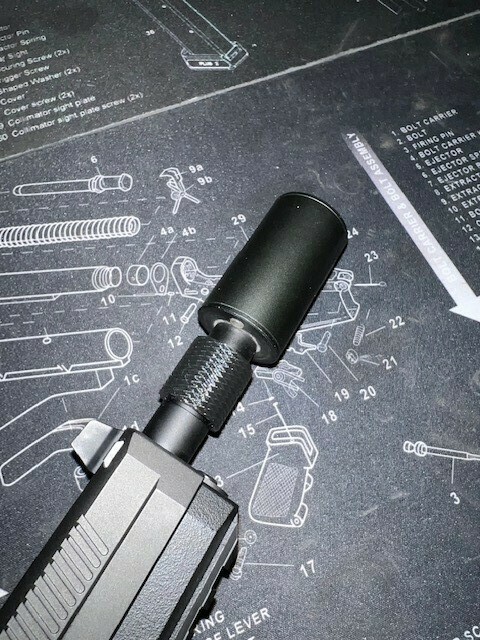 Free 3D file FNX 45 thread adapter・Template to download and 3D print・Cults