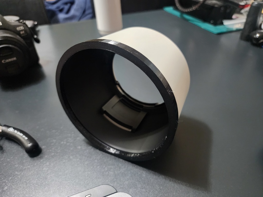 Archivo 3D gratis Canon RF 100-500mm Capucha Anillo Protector de Goma 📷・Plan de impresión en 3D ...