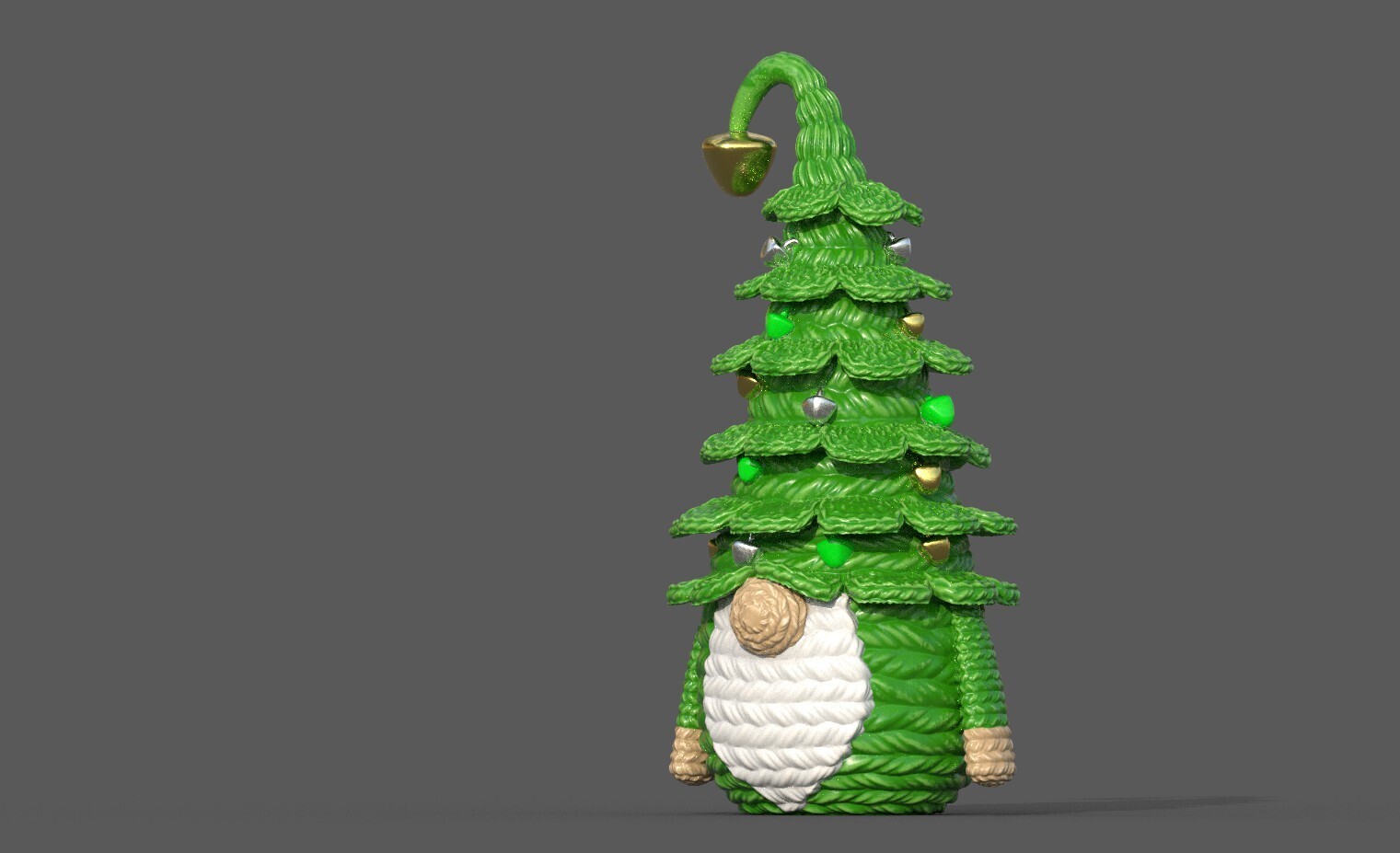 Free 3D file Christmas Tree Gnome 🎄・3D printer design to download・Cults