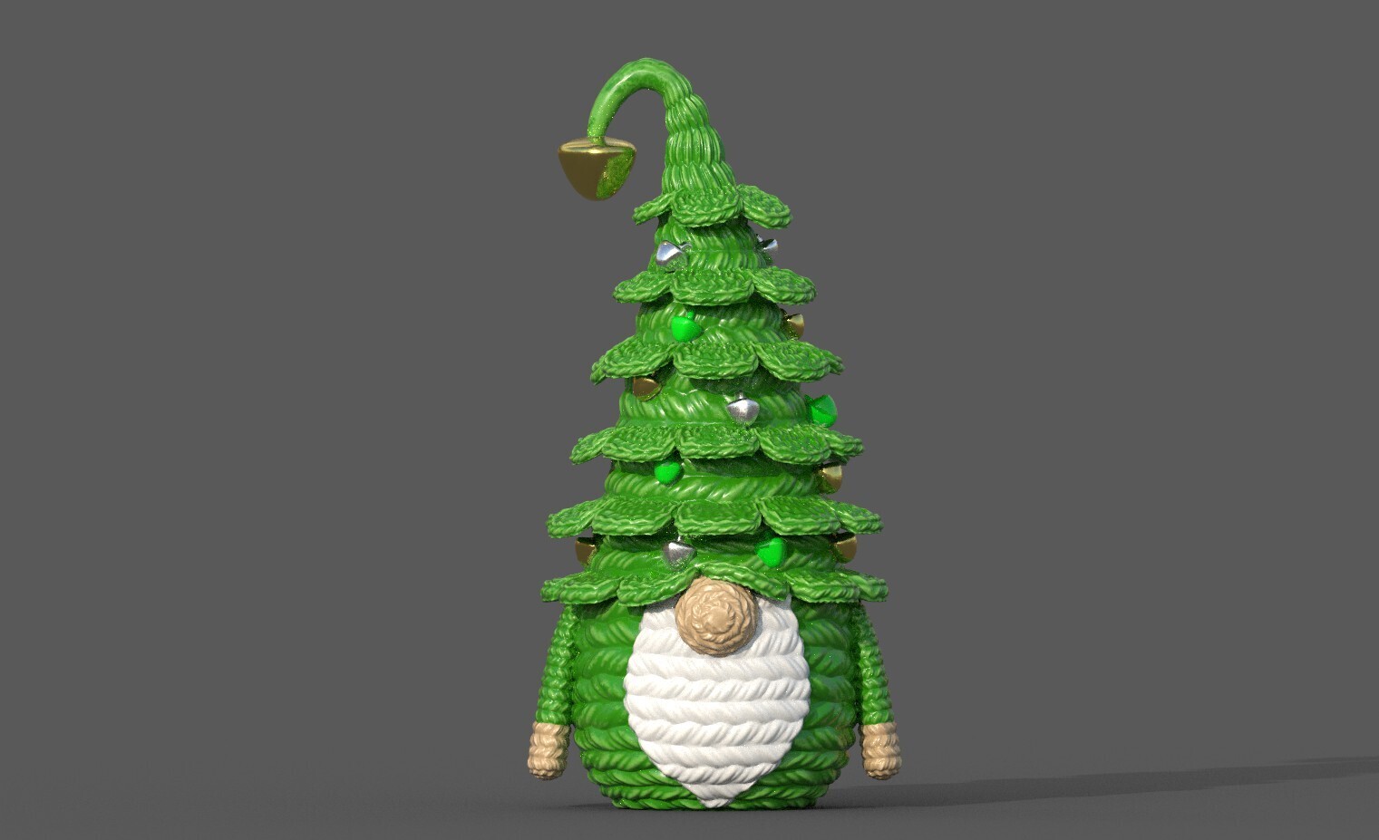Free 3D file Christmas Tree Gnome 🎄・3D printer design to download・Cults