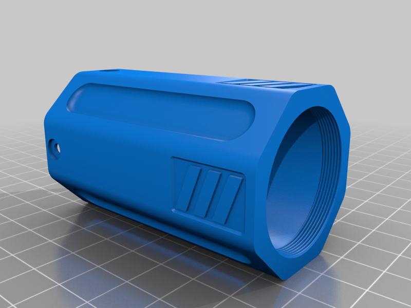 Free 3D file Spitfire Airsoft Tracer / Muzzle Flash Cover 🔫・Template to ...